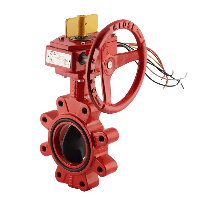 ARITA UL/FM Fire Protection Butterfly Valve 300PSI Wafer Type BF25 Ser ...